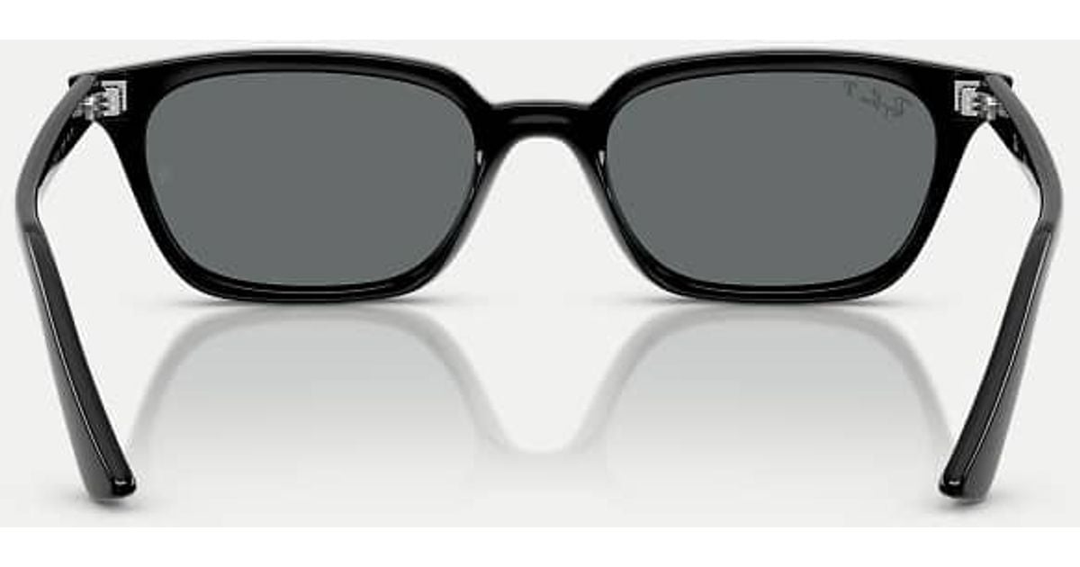 Ray-Ban Zaya Rectangle Polarised Sunglasses With Lens in Black | Lyst UK