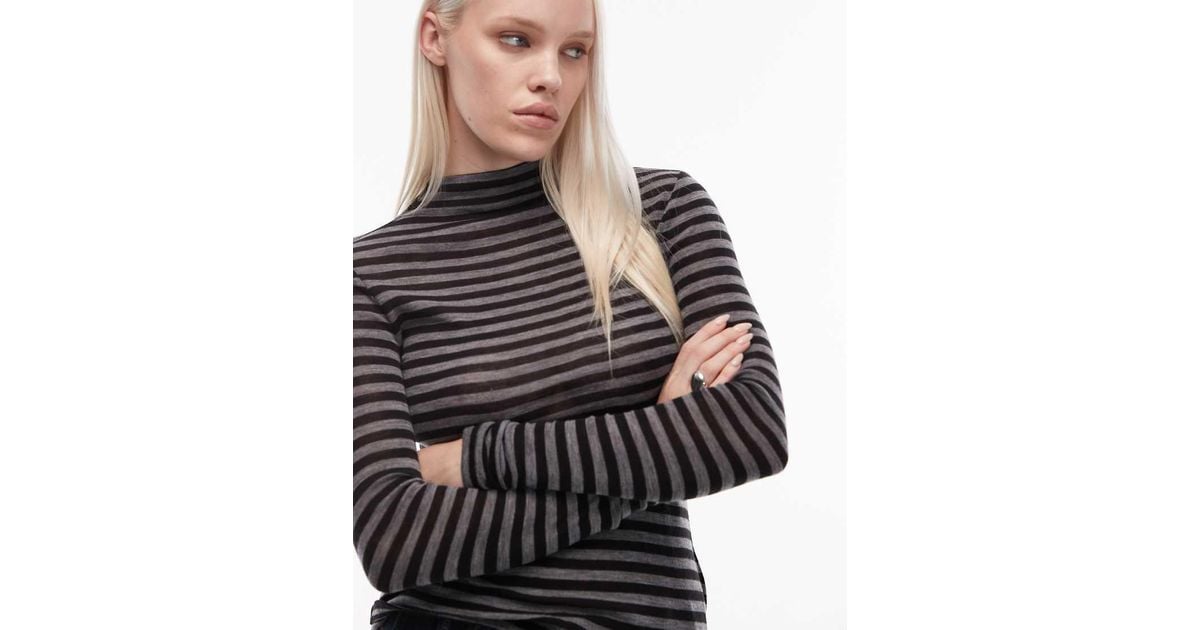 & Other Stories Jersey Second Skin Long Sleeve Top in Black | Lyst UK