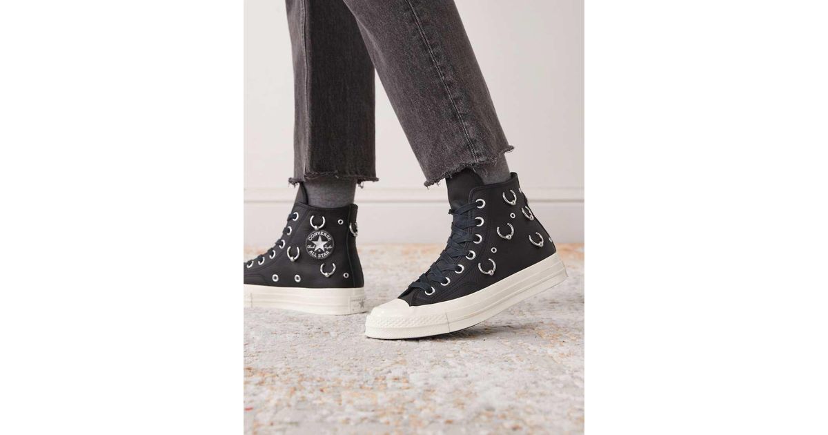 Converse Chuck 70 Hi Trainers in Black | Lyst UK