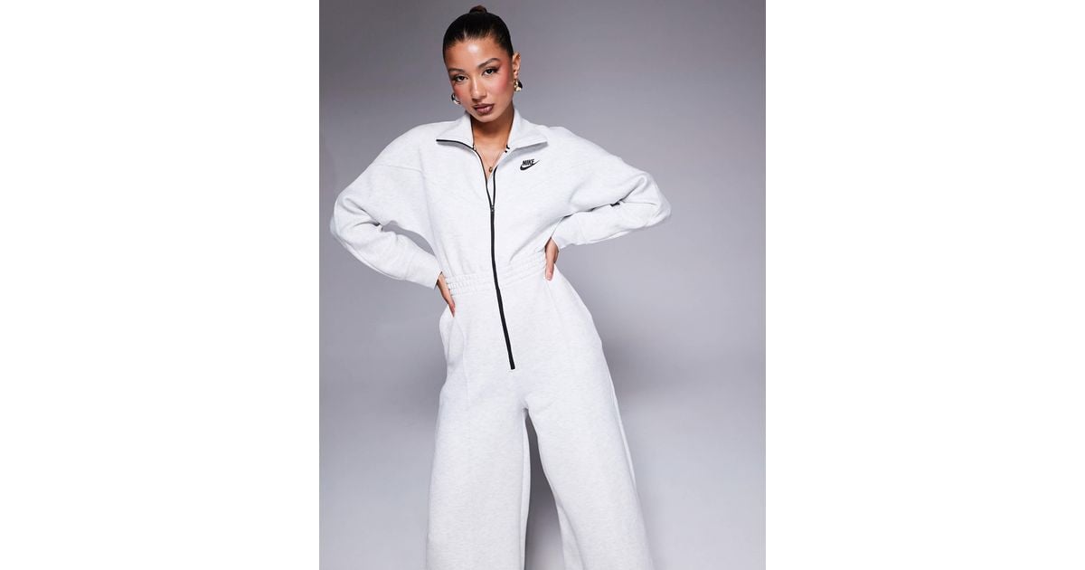 Nike Tech Fleece Jumpsuit in Blue | Lyst