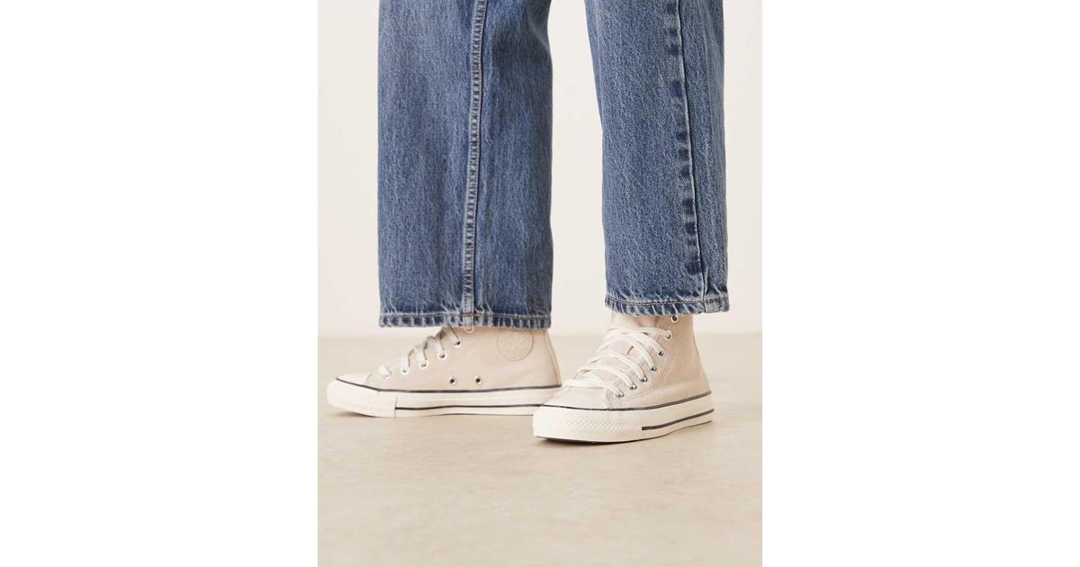 Converse Chuck Taylor All Star Hi Trainers in Blue | Lyst UK