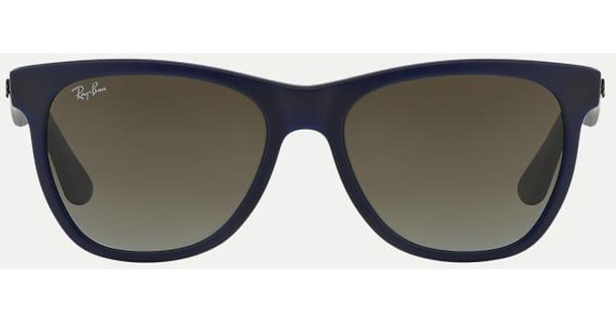 Ray-Ban Rb4184 Square Sunglasses With Lens in Blue for Men | Lyst UK