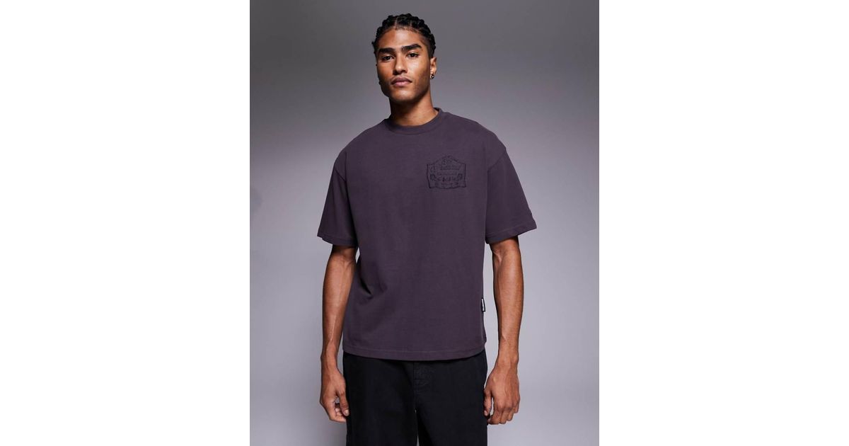 Prohibited Puff Logo T-shirt in Purple for Men | Lyst UK