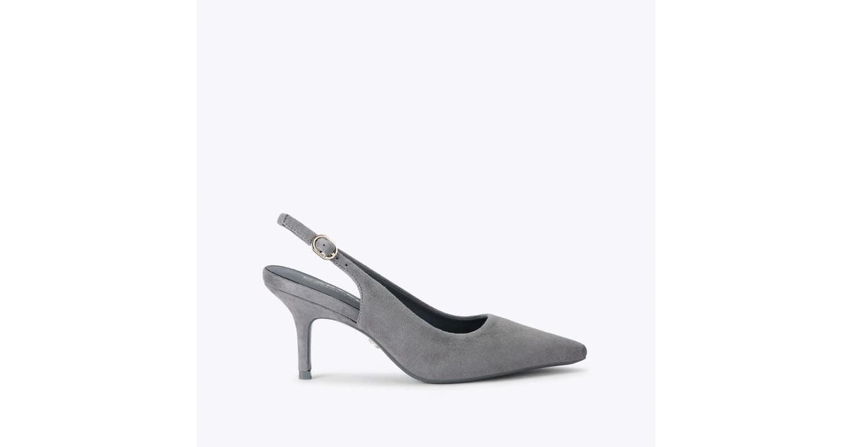 Carvela Kurt Geiger Spirited Heeled Shoes in White | Lyst UK