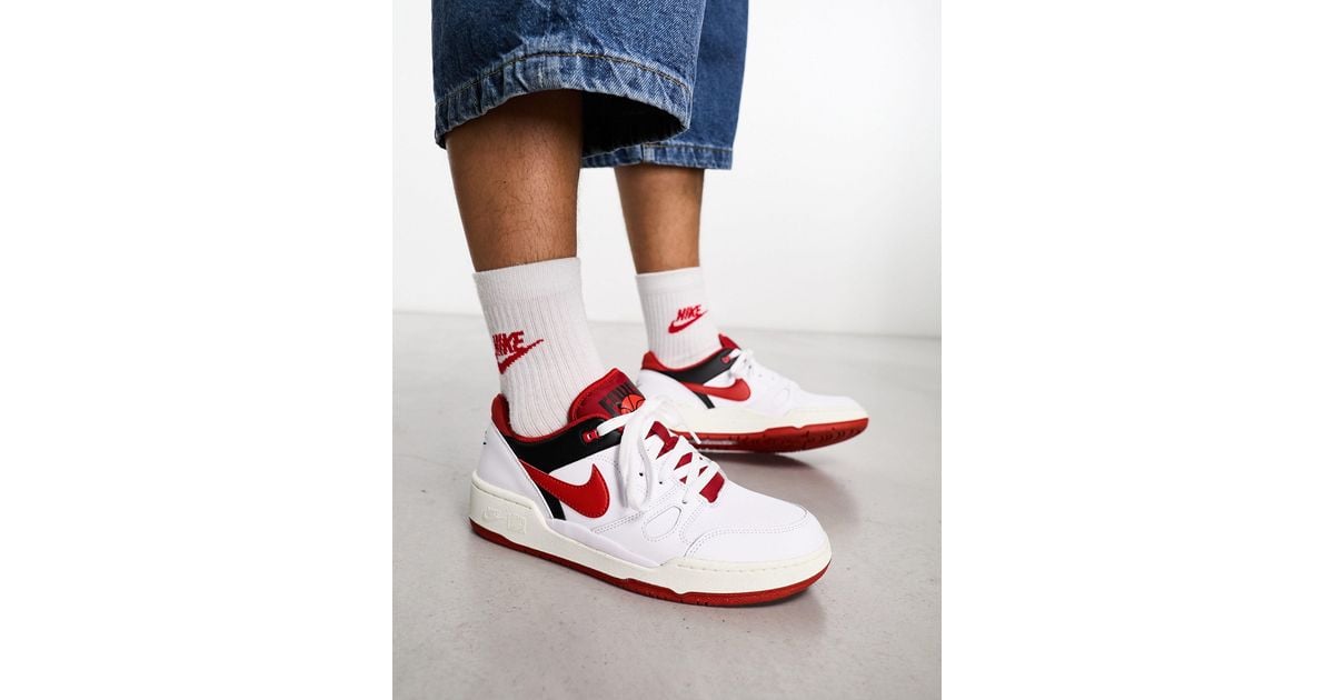 Nike Full Force Low Trainers in Black for Men | Lyst UK