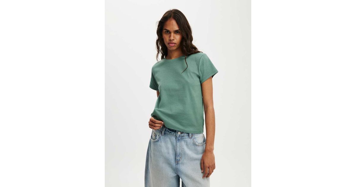 Cotton On 90S Baby Tee in Green | Lyst UK