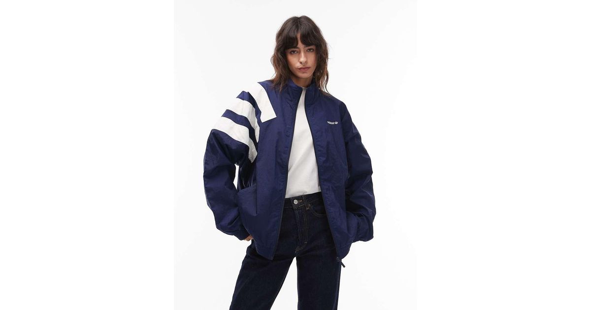 adidas Originals Arch Track Top in Blue for Men | Lyst UK