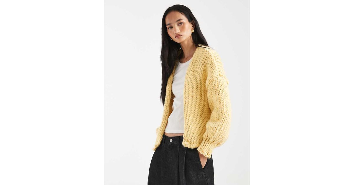 Kiwi & Co Love Me Later Contains Wool Hand Knitted Chunky Knit Dropped ...