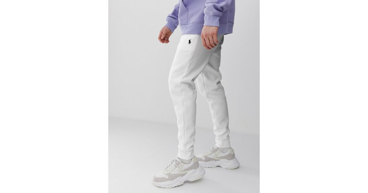 Polo Ralph Lauren Cotton Player Logo Double Tech Cuffed Sweatpants In ...