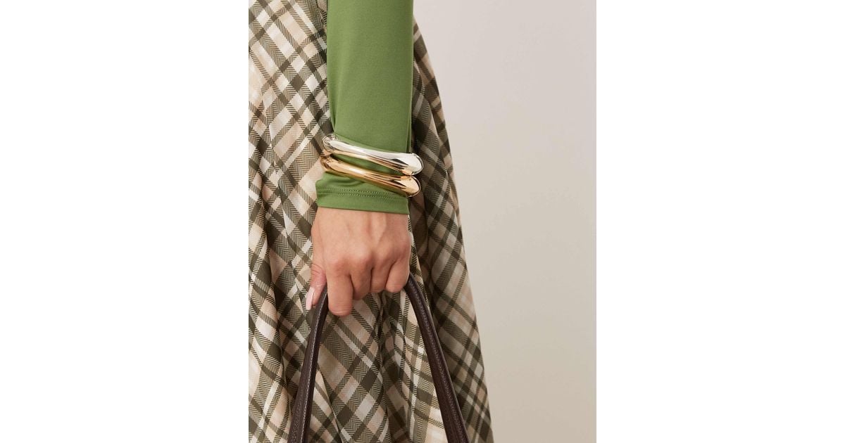 Mango – manschetten-armbänder in Grün | Lyst DE