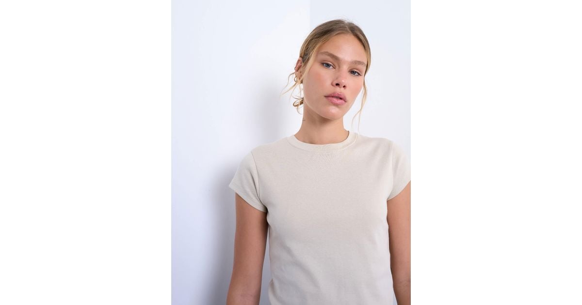 TOPSHOP Everyday Tee in White | Lyst
