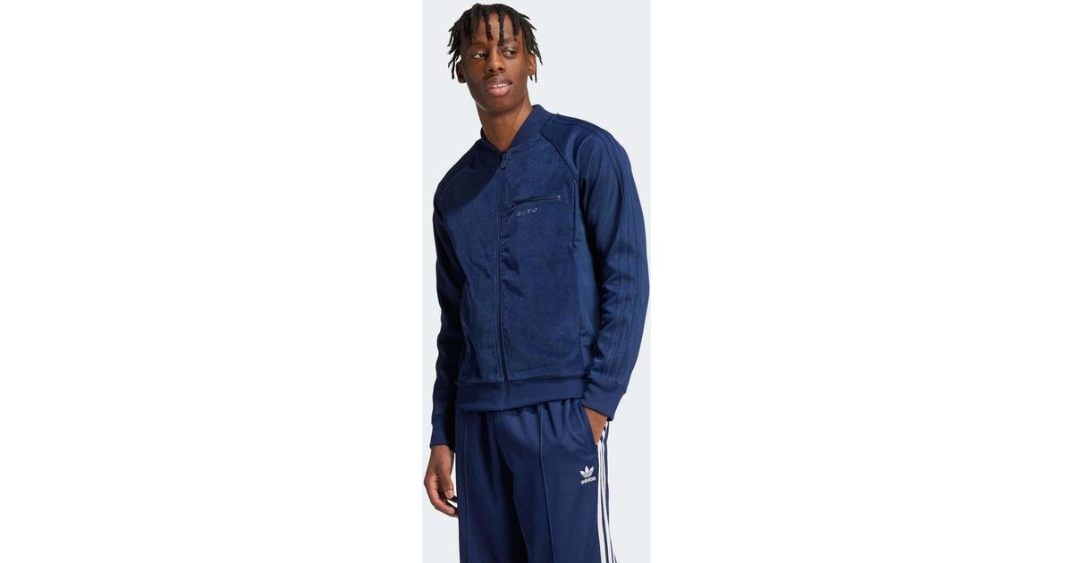 adidas Originals Sst Track Top in Blue for Men | Lyst UK