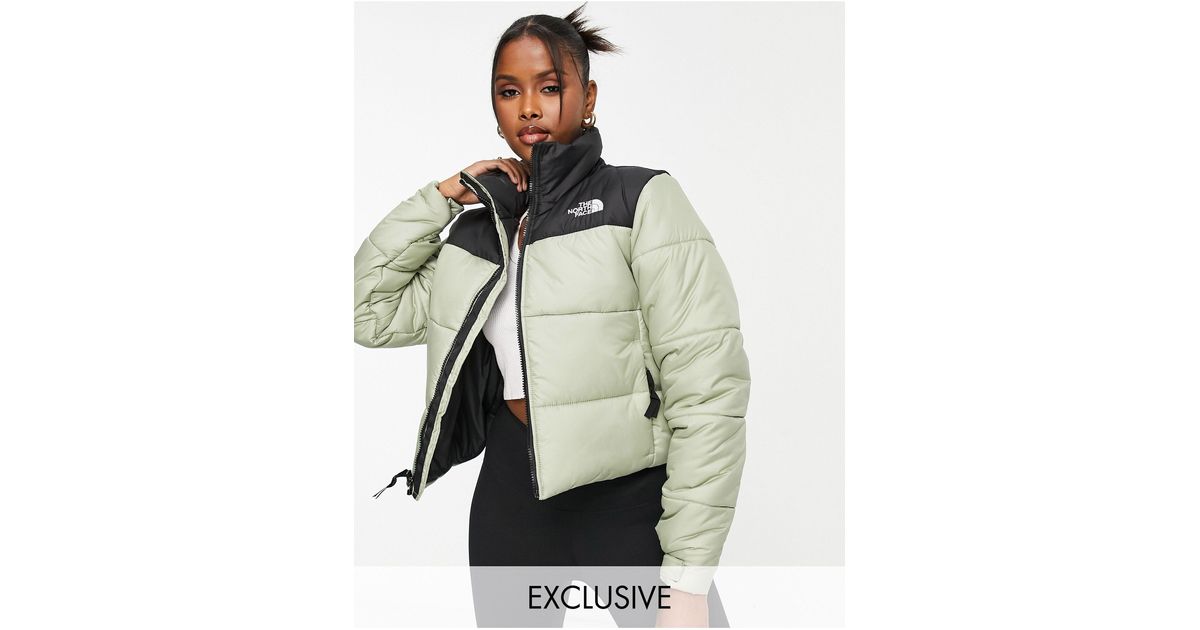 The North Face Saikuru Cropped Jacket in Green | Lyst UK The North Face Saikuru Cropped Jacket in Green | Lyst UK