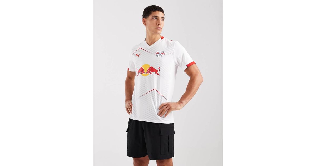 PUMA Rb Leipzig 25/26 Home Jersey in White for Men | Lyst UK
