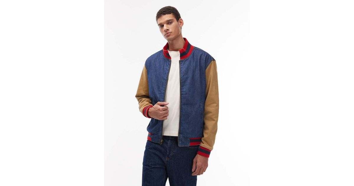 Wrangler X Stranger Things Will's Denim Bomber Jacket in Blue for Men ...