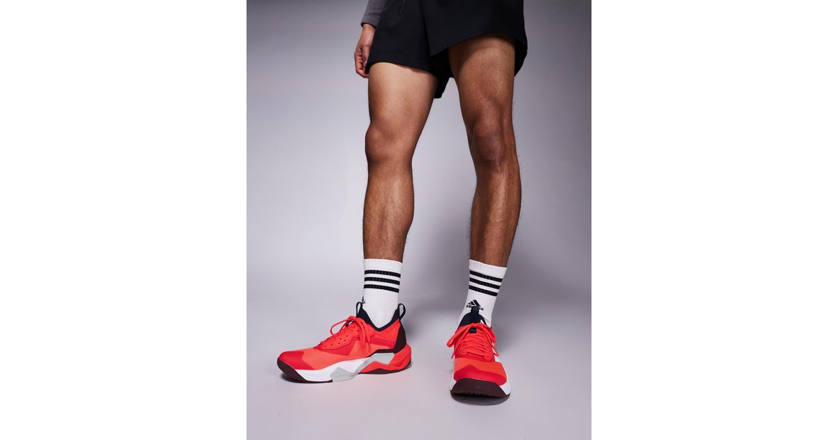 adidas Originals Rapidmove Adv Sneakers in Red for Men | Lyst