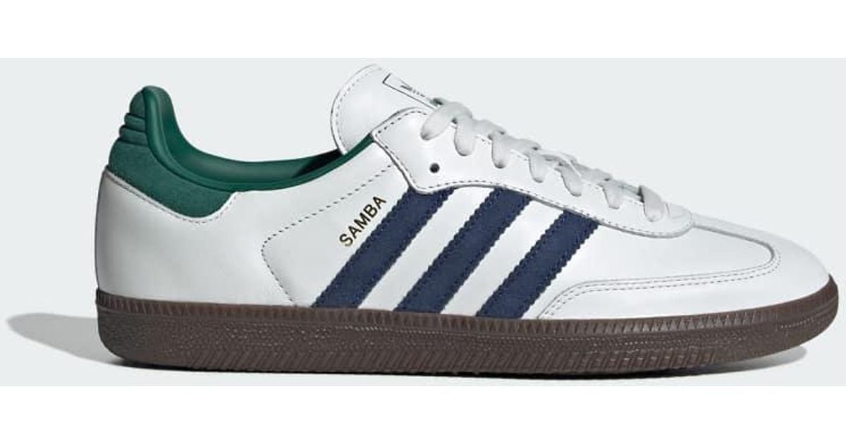 adidas Originals Samba Og Leather Low-Top Sneakers in White for Men ...