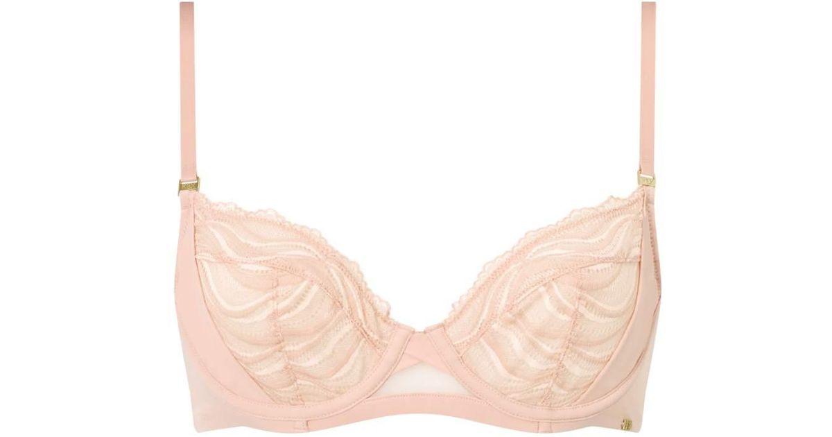 KBX Lola Non Pad Balcony Bra in Natural | Lyst UK