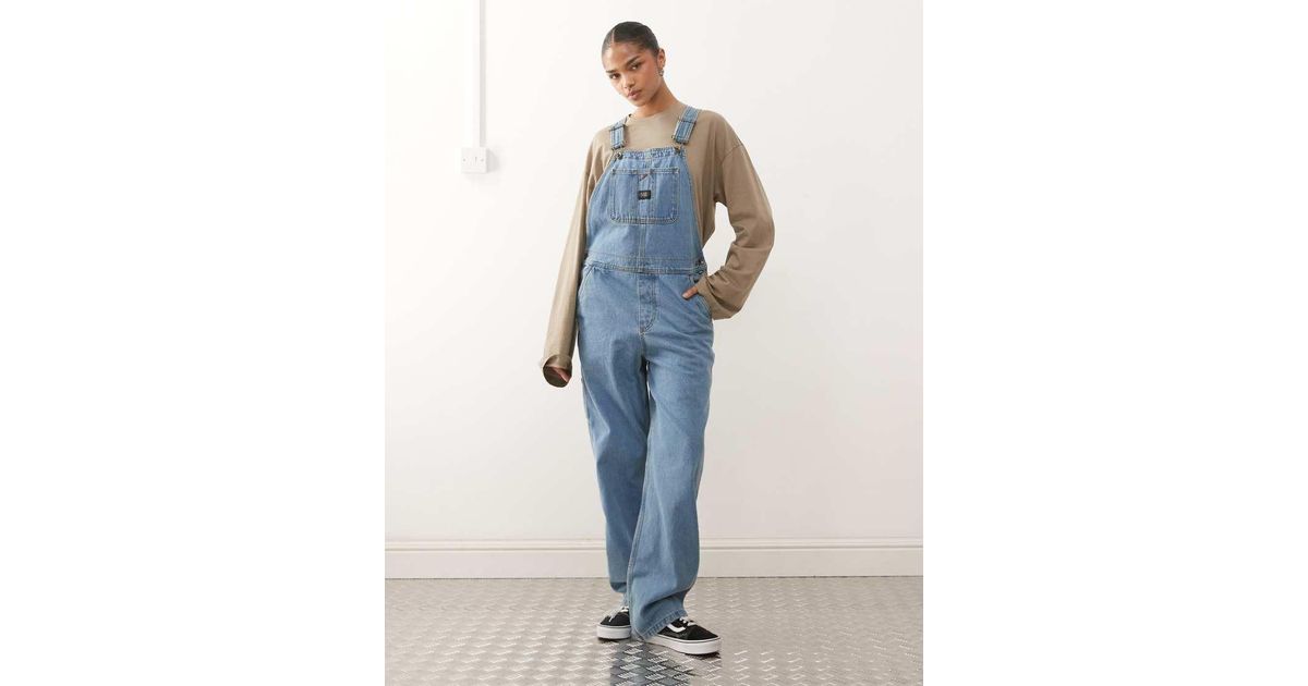 Vans Chore Denim Overall in Blue | Lyst UK