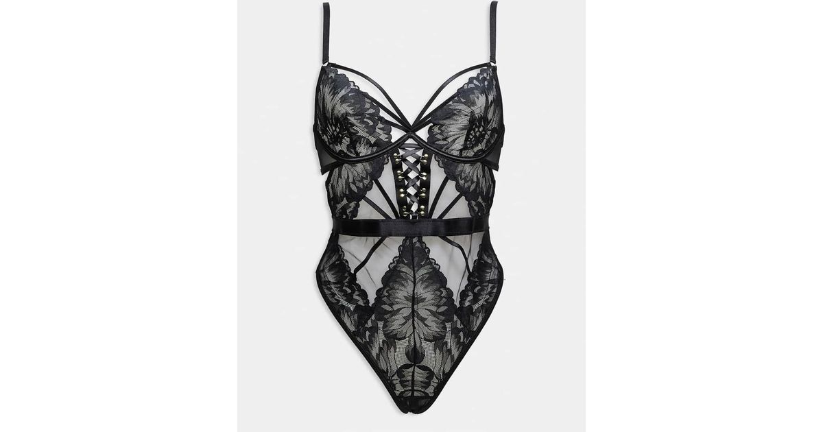 Ann Summers Radiant Desires Crotchless Body in Black | Lyst UK