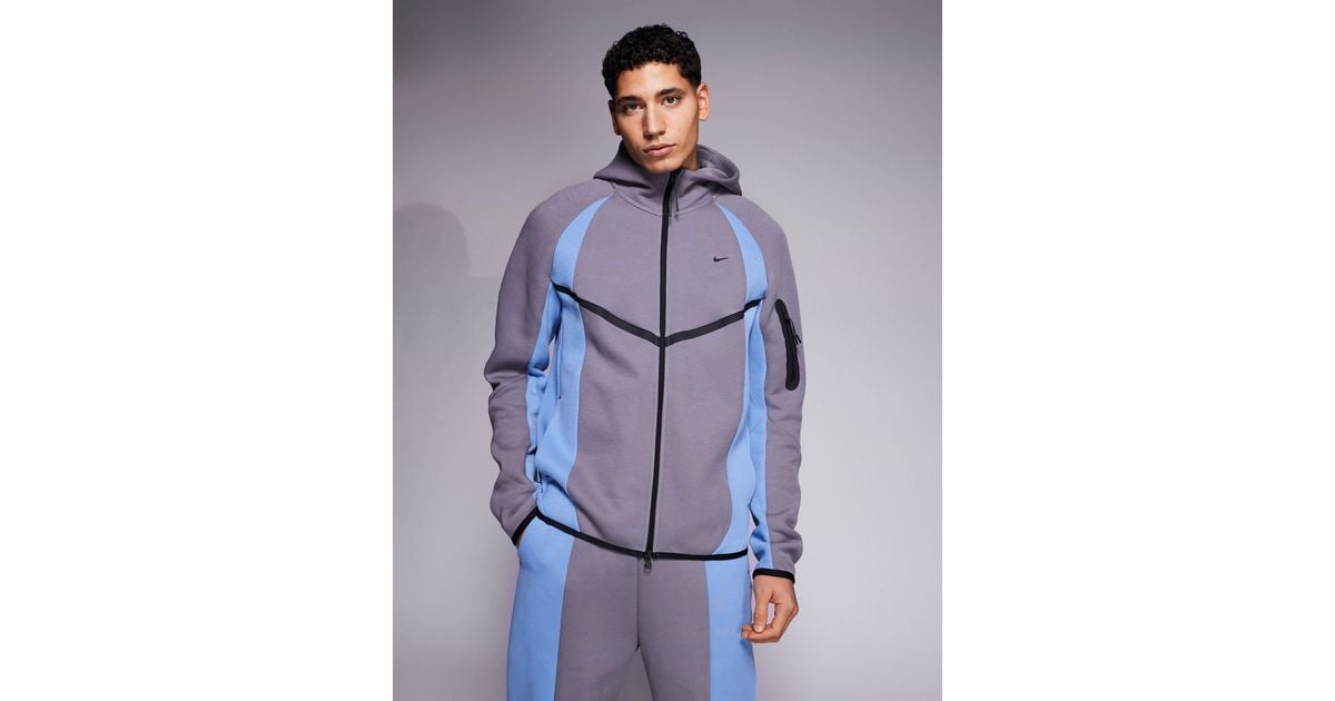 Nike Tech Pro Track Jacket in Blue for Men | Lyst