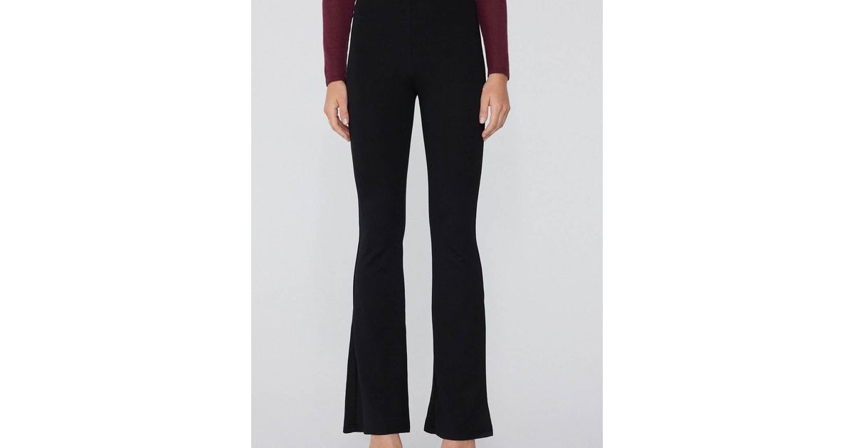 Tezenis Milano-Stitch Palazzo Trousers in Black | Lyst UK