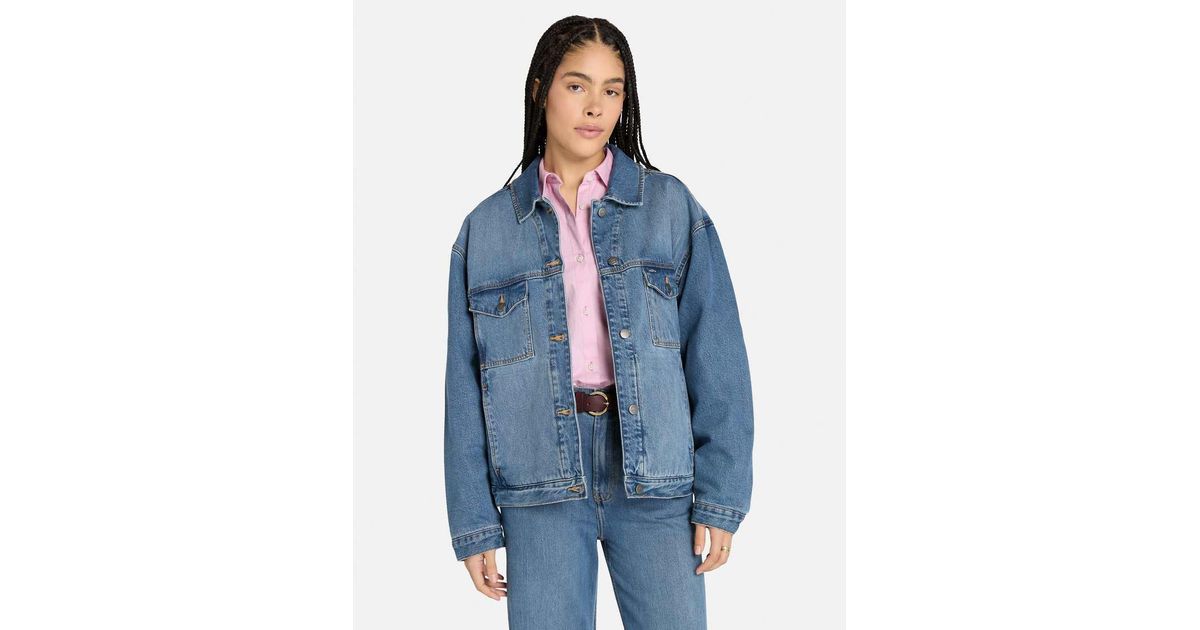 Timberland Denim Archive Insulated Jacket in Blue | Lyst UK
