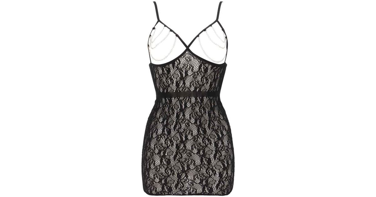 Ann Summers Endearing Dress in Black | Lyst UK