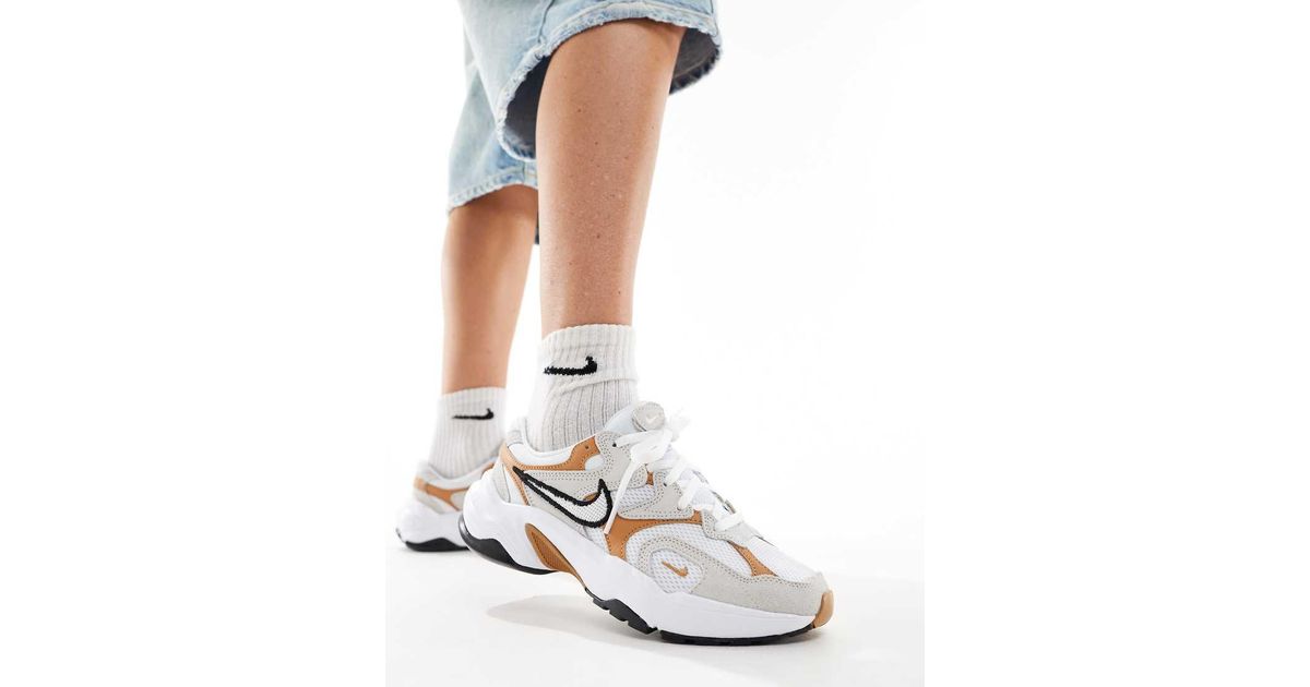 Nike Al8 Run Inspo Trainers in White | Lyst UK