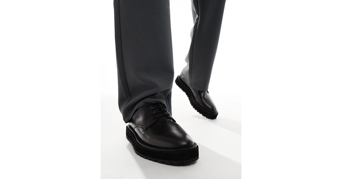 Walk London Ace Derby in Black for Men | Lyst