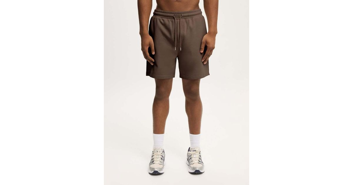 Cotton On Cotton:On Everyday Fleece Short in Natural for Men | Lyst UK