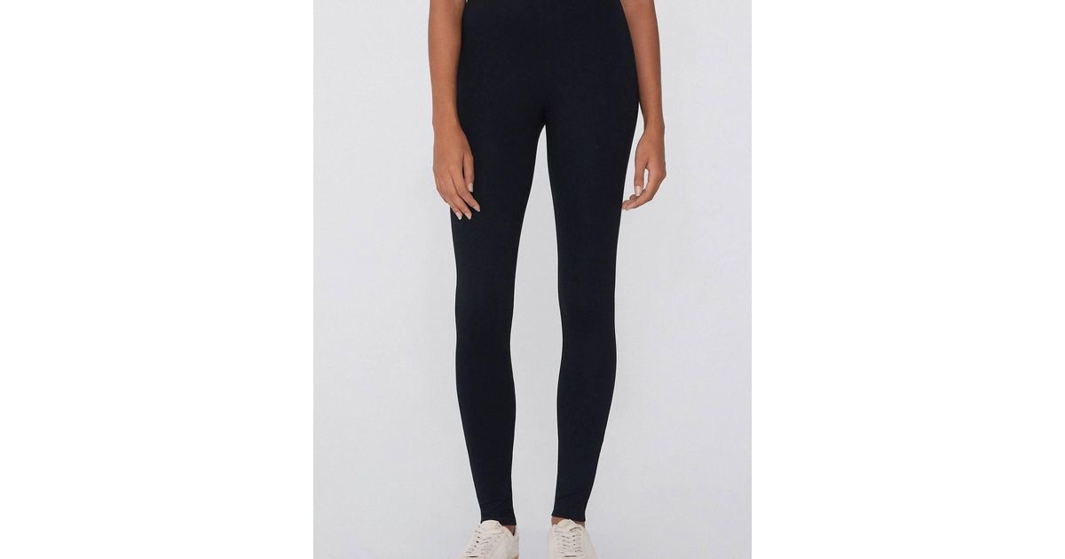 Tezenis Basic Milano-Stitch Leggings in Blue | Lyst UK
