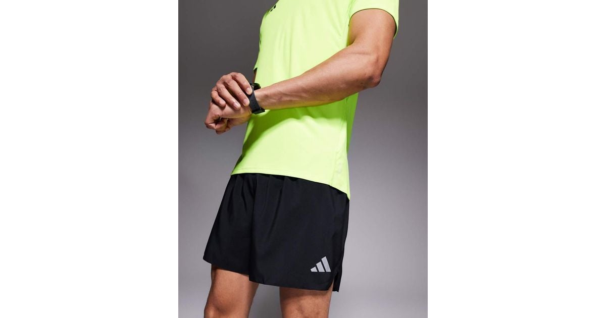 adidas Originals Adidas Running Essentials Shorts in Green for Men ...