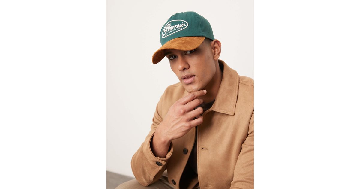 ASOS Vintage Varsity Fit Preppy Cap in Brown for Men | Lyst