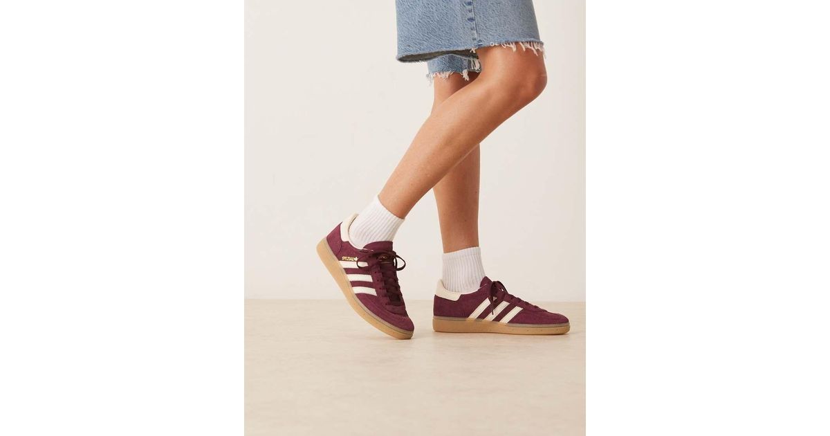 adidas Originals Handball Spezial Trainers in Red | Lyst UK