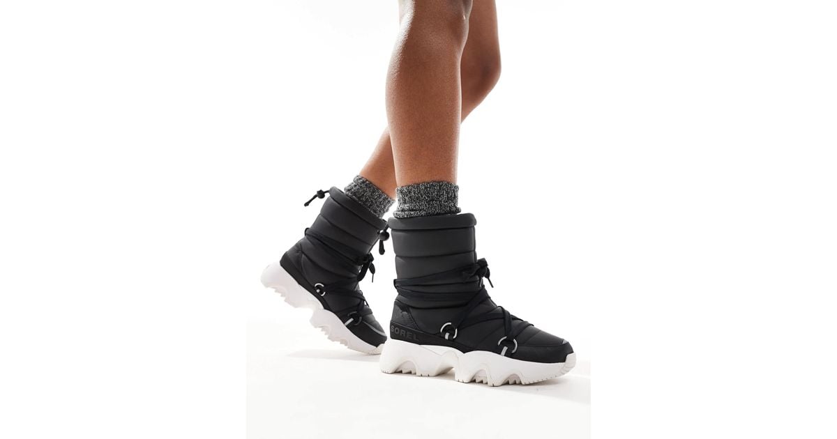 Sorel Kinetic Impact Nxt Wp Waterproof Fleece Lined Puffer Snow Boots ...