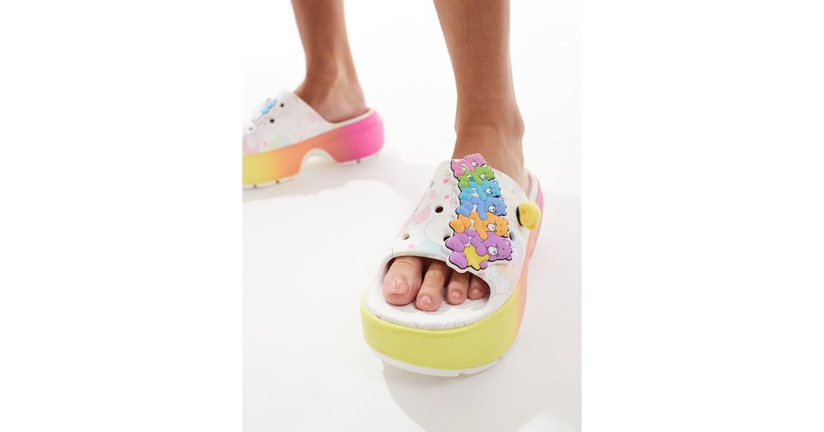 Crocs™ Care Bears Stomp Slide in Grey | Lyst UK
