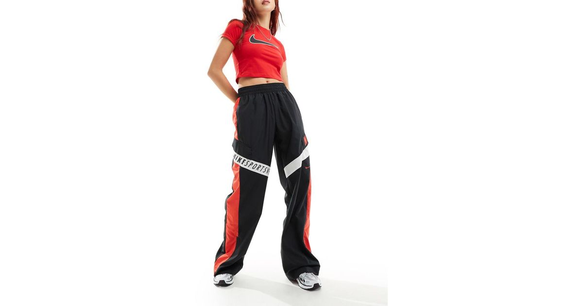 Nike Streetwear Woven Trackpant in Red | Lyst UK