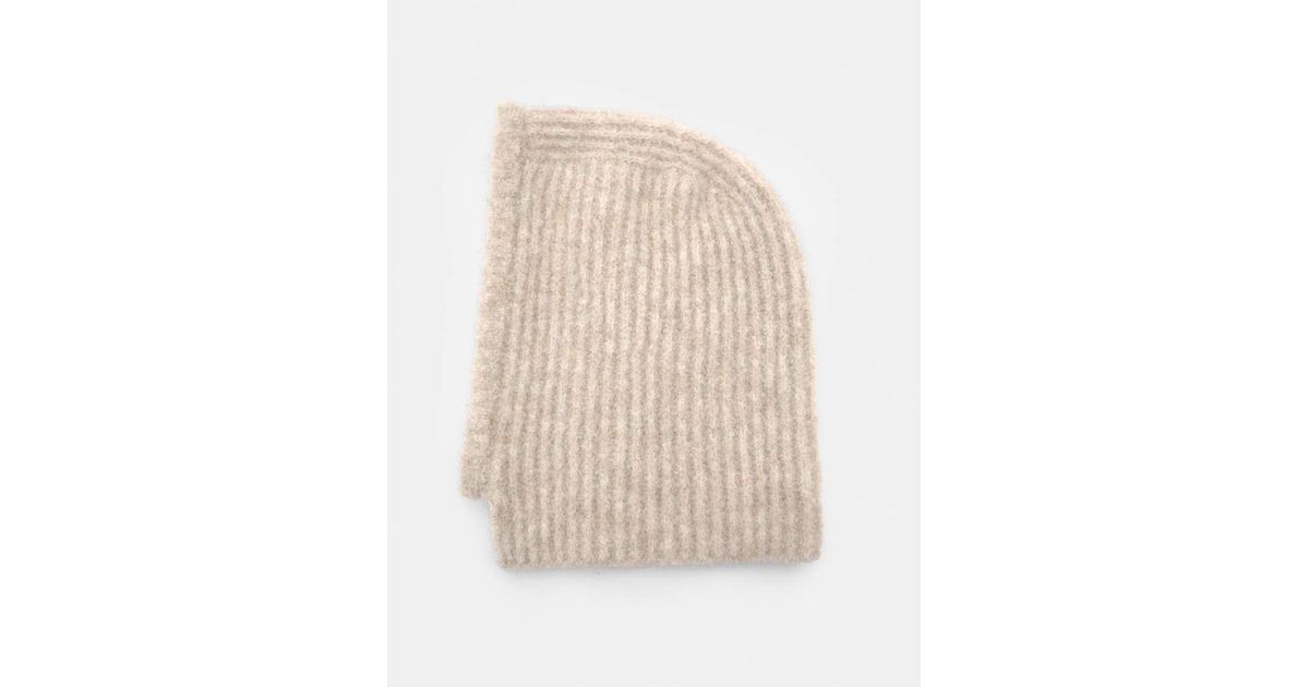 Pull&Bear Knitted Balaclava in White | Lyst UK