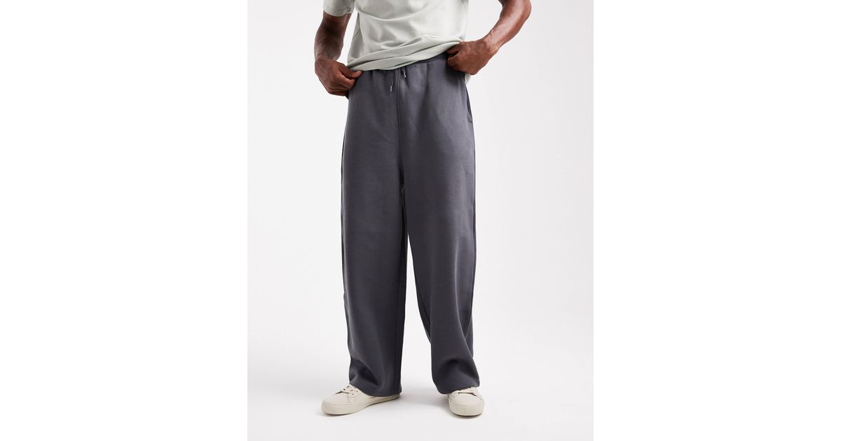 ASOS Essentials Loose Fit Sweatpants in Blue for Men | Lyst