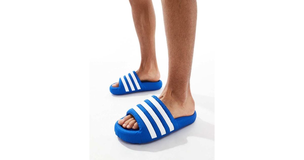 adidas Originals Adilette 24 Sliders in Blue for Men | Lyst UK