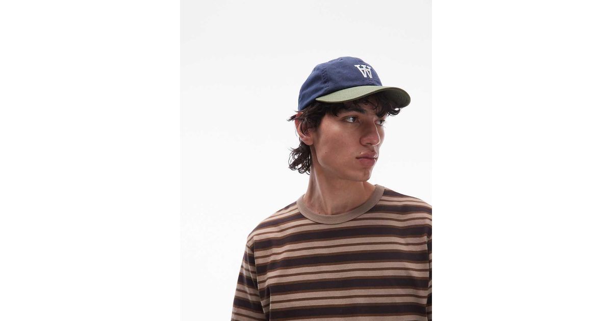 DOUBLE A by WOOD WOOD Aa Cap in Blue for Men | Lyst UK