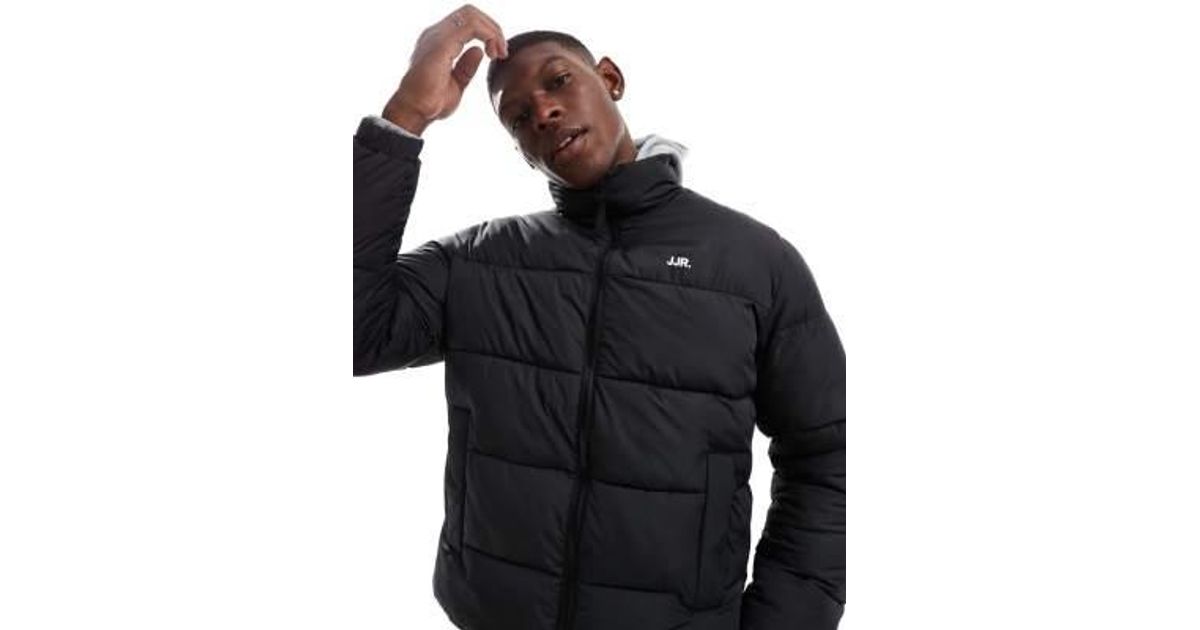 JJ Rebel Puffer Jacket in Blue for Men | Lyst