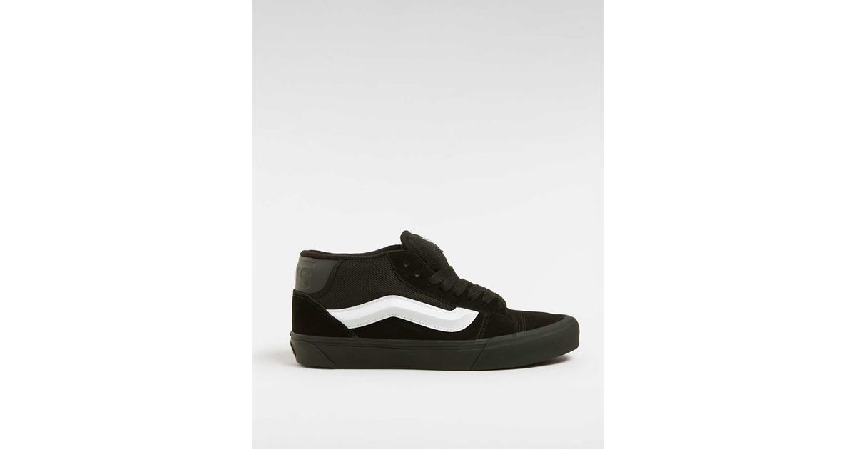 Vans Knu Skool Mid Trainers in Black | Lyst UK
