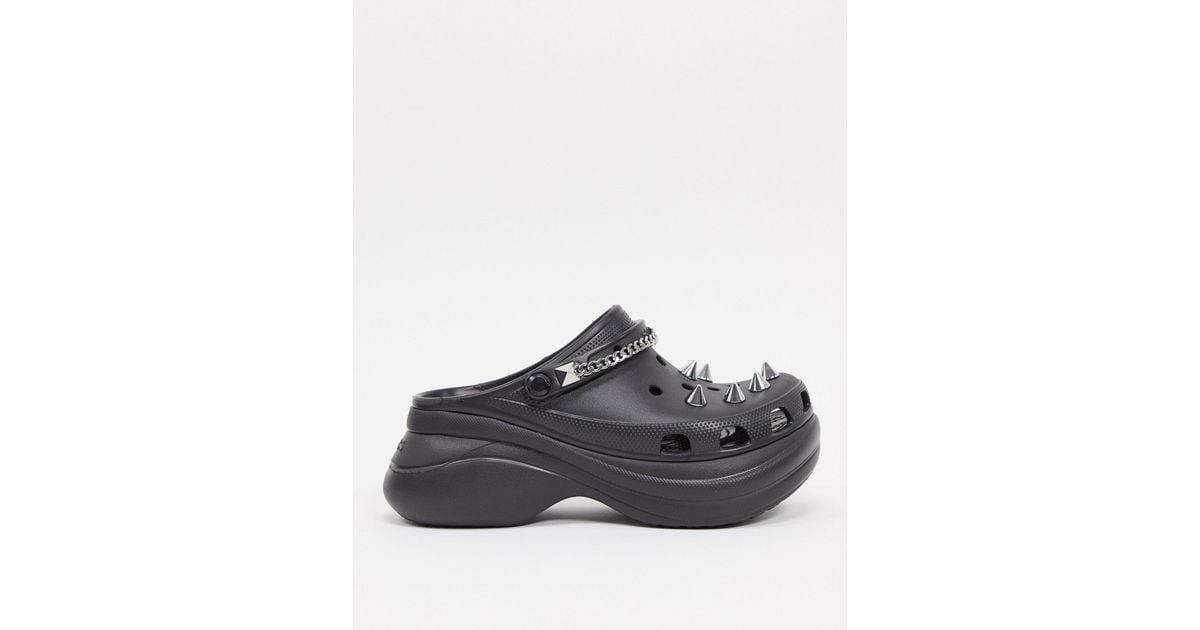 Crocs™ Bae Platform Punk Shoe in Black for Men | Lyst