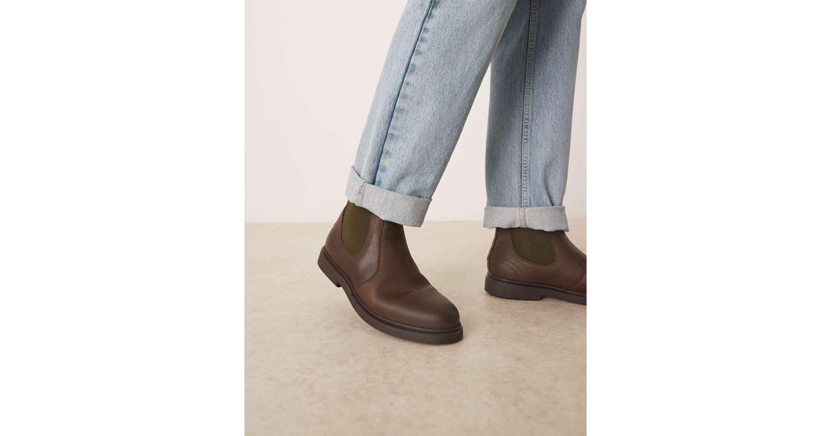 Barbour Hale Chelsea Boots in Blue for Men | Lyst UK