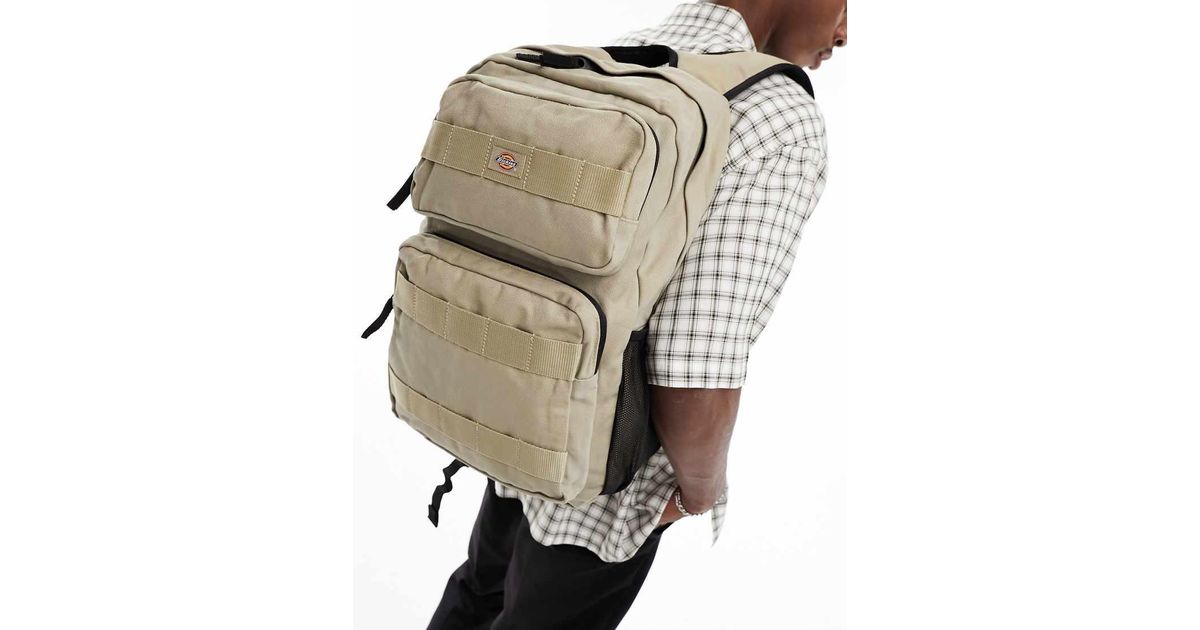 Dickies Duck Canvas Utility Backpack in Natural | Lyst UK