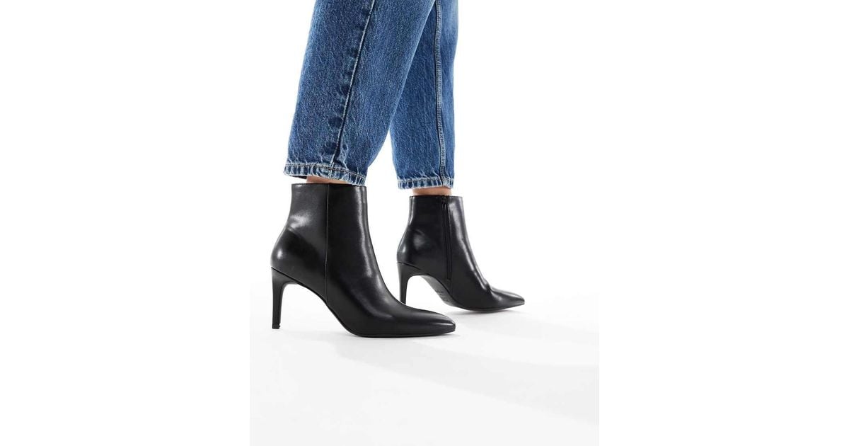 New Look Pointed Heeled Boot in Blue | Lyst UK
