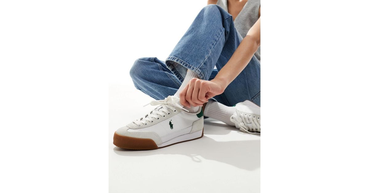 Polo Ralph Lauren Hester Trainer in Blue | Lyst