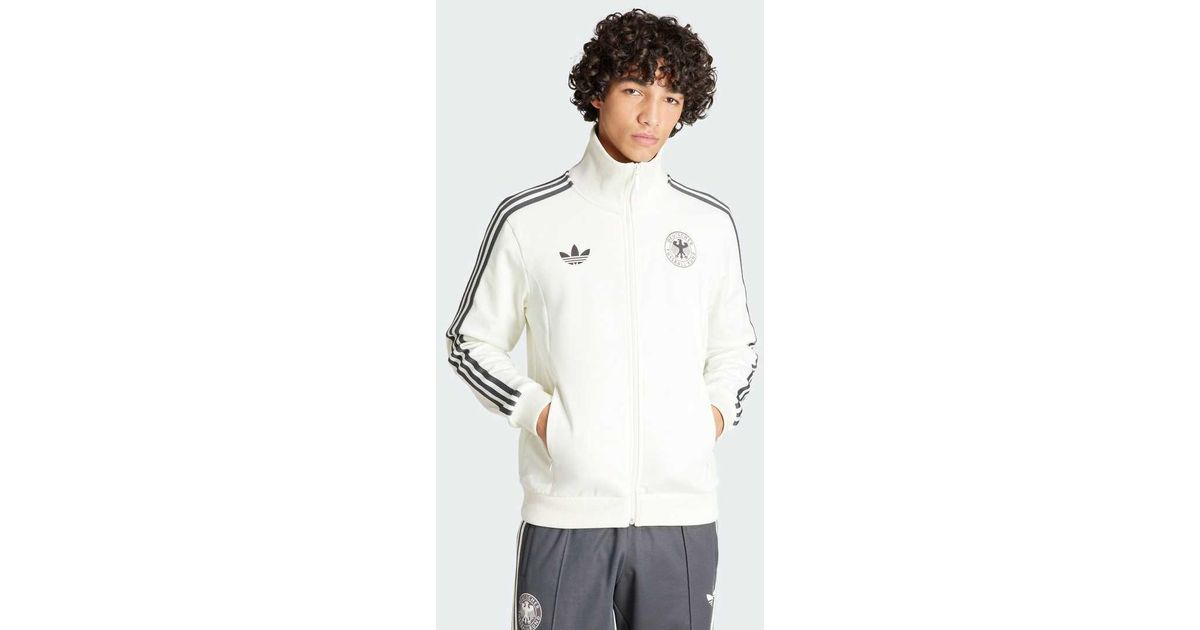 adidas Originals Dfb Og Jacket in White for Men | Lyst UK